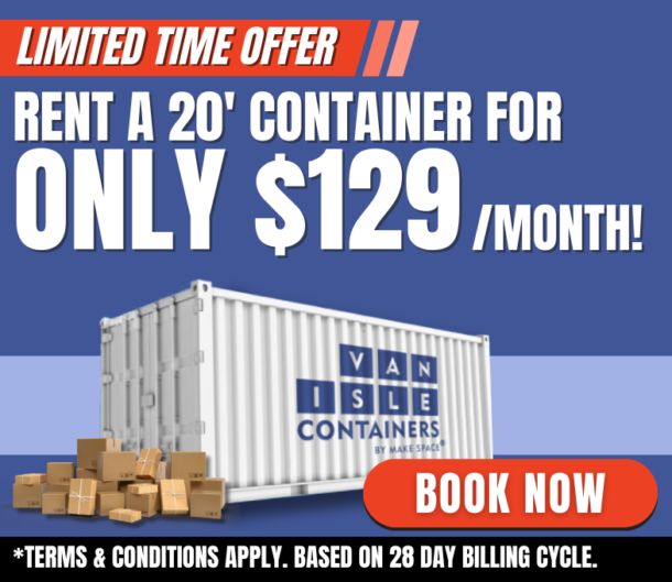Shipping Container Rentals for Moving & Storage | Van Isle Containers